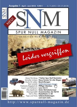 Spur Null Magazin Shop - Spur Null Magazin Heft 01